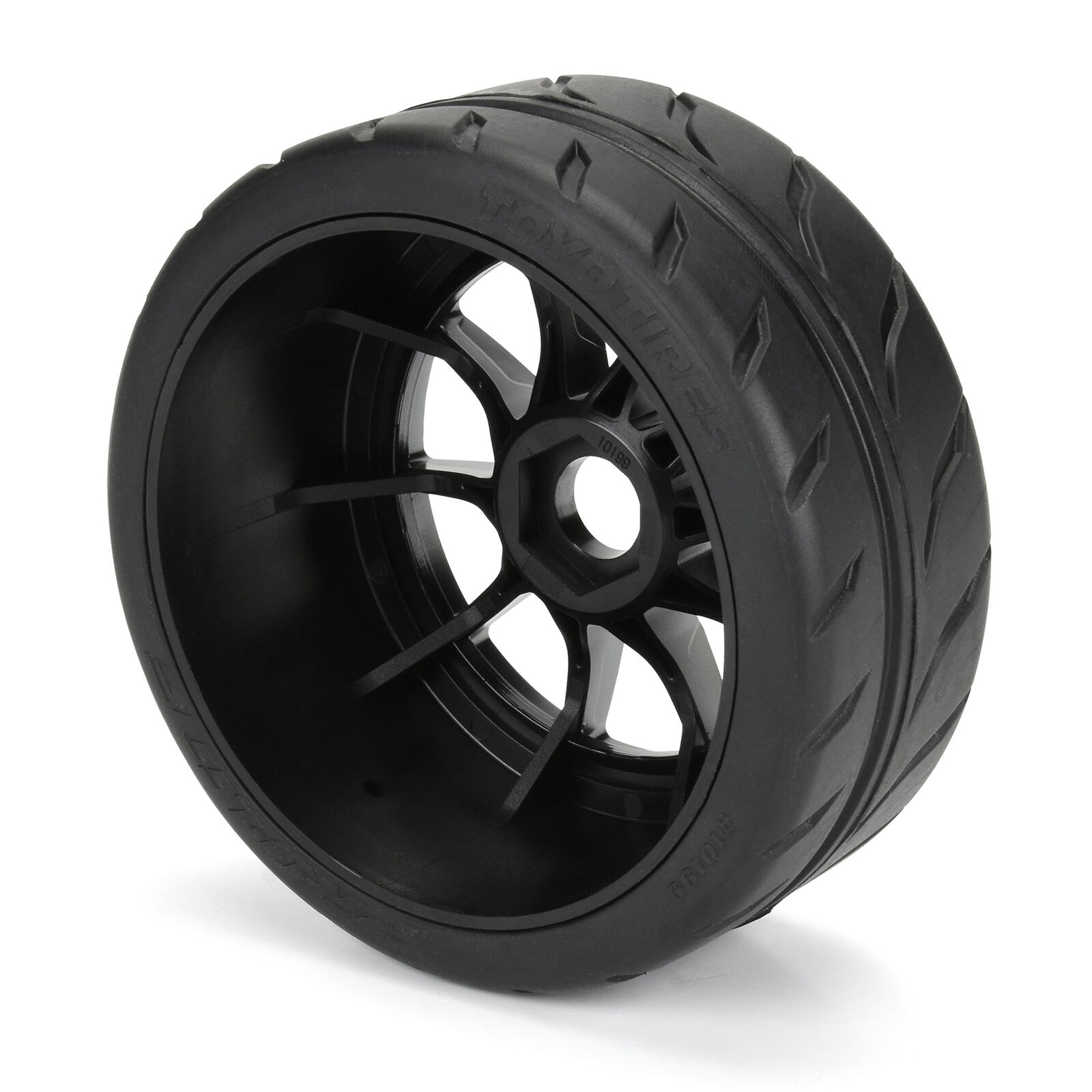 Pro-Line Racing 1/7 Toyo Proxes R888R S3 F/R 42/100 2.9" BELTED MTD ...