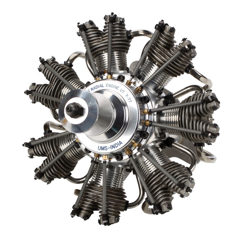 Evolution Engines 7-Cylinder 77cc 4-Stroke Glow Radial Engine | Horizon ...