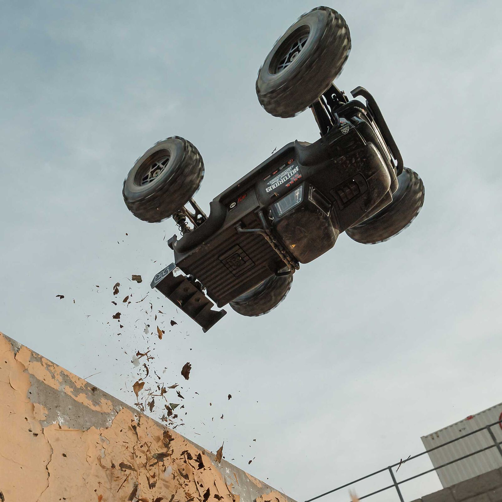 ARRMA 1/8 NOTORIOUS 6S 4X4 RTR Brushless Stunt Truck, Black | Horizon Hobby