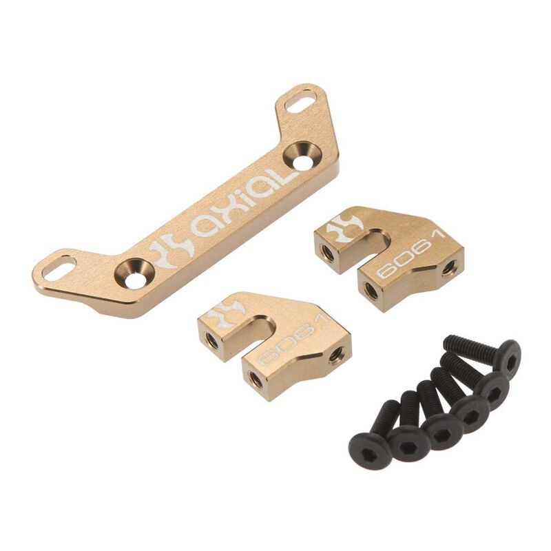 Axial AR60 Machined Servo Plate Mount Set | Horizon Hobby