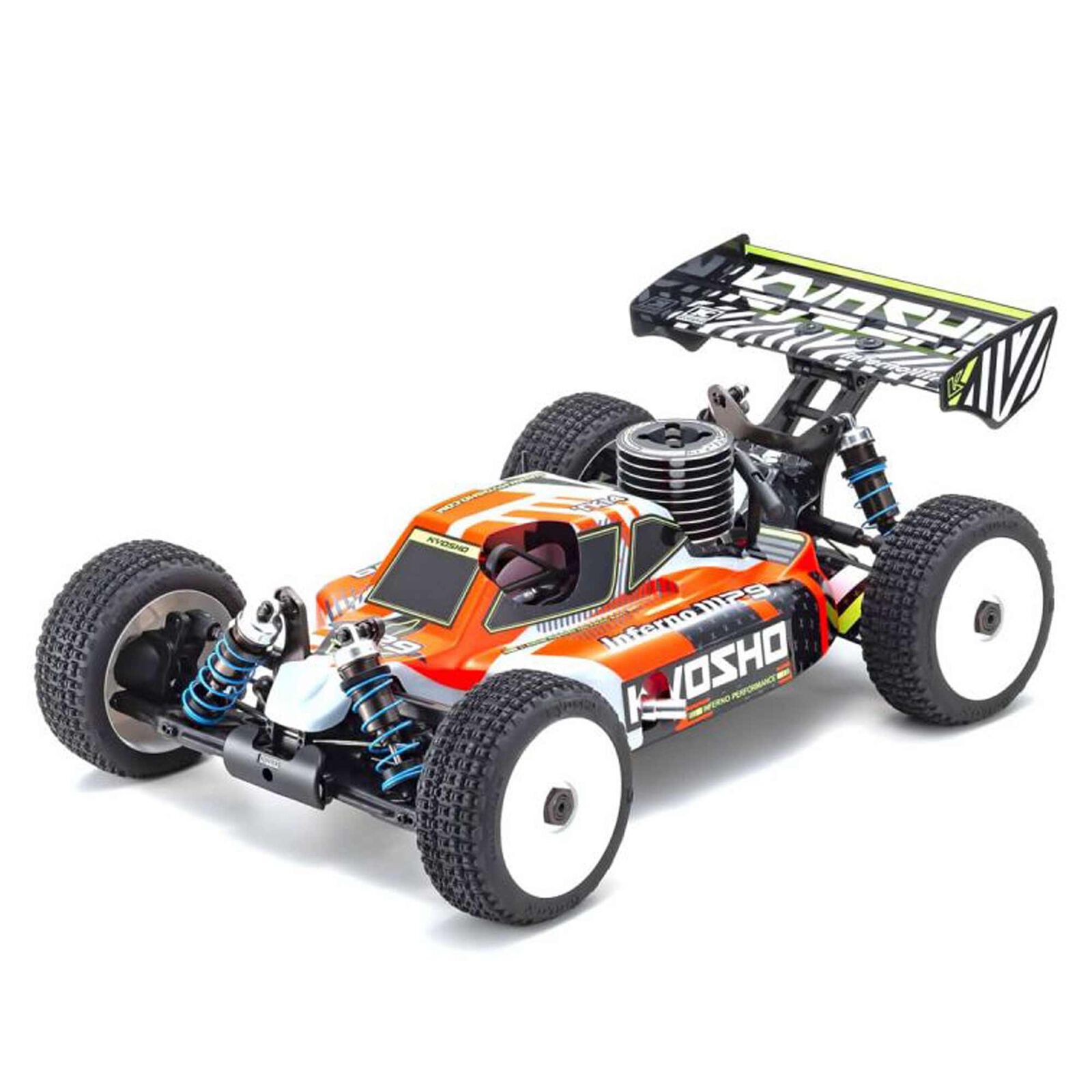 Kyosho 1/8 Inferno MP9 TKI4 V2 4X4 Off-Road .25 Nitro Buggy RTR ...