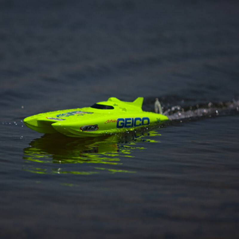 Pro Boat Miss Geico 17" Brushed Catamaran RTR | Horizon Hobby