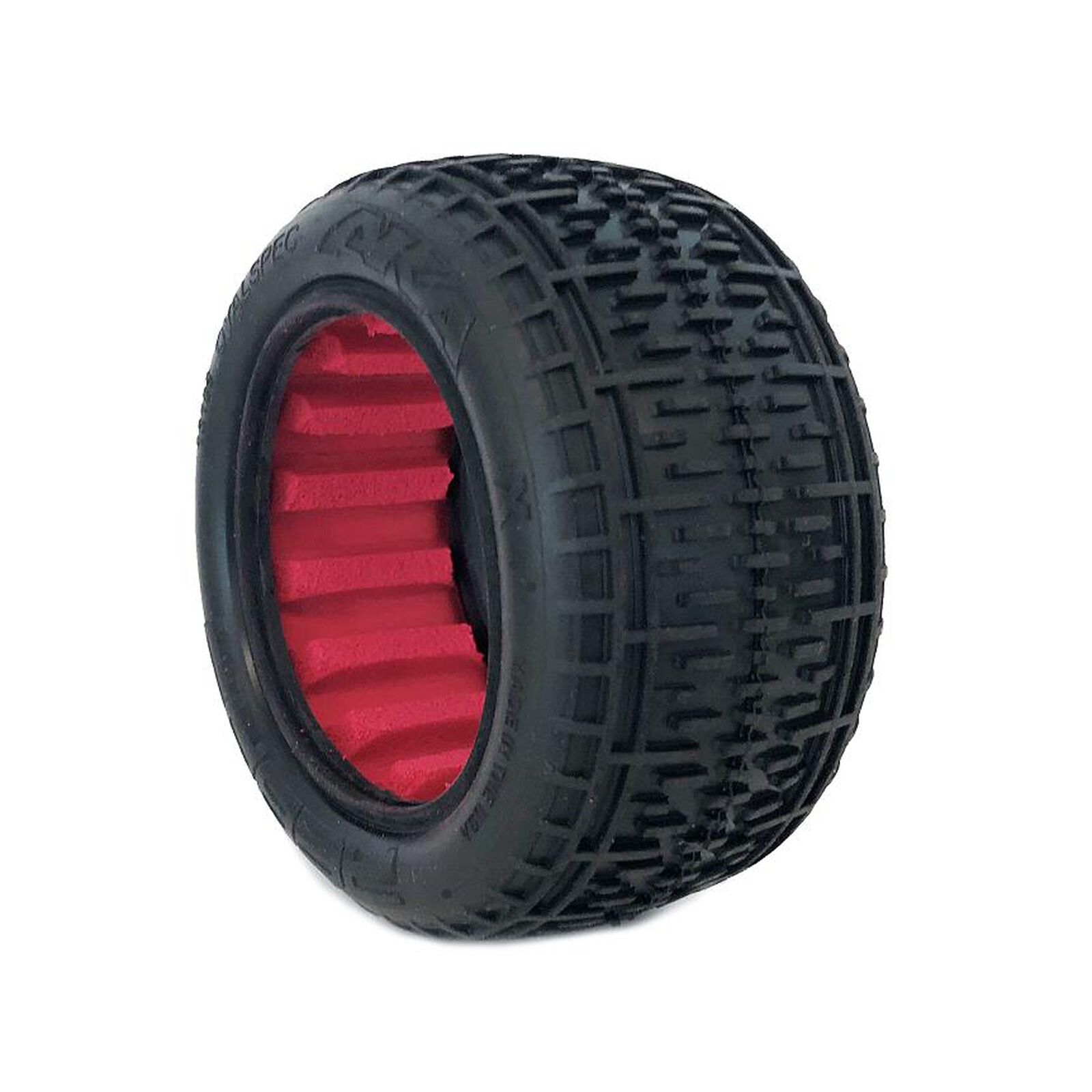 AKA PRODUCTS, INC. 1/10 Rebar Rear Tires, Super Soft with Red Inserts ...