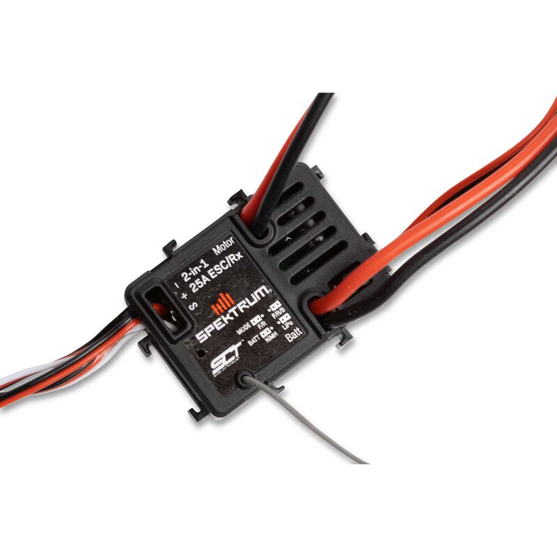 Spektrum Accessories 1/18 2-in-1 25A SLT ESC/Receiver: Rock Crawler ...