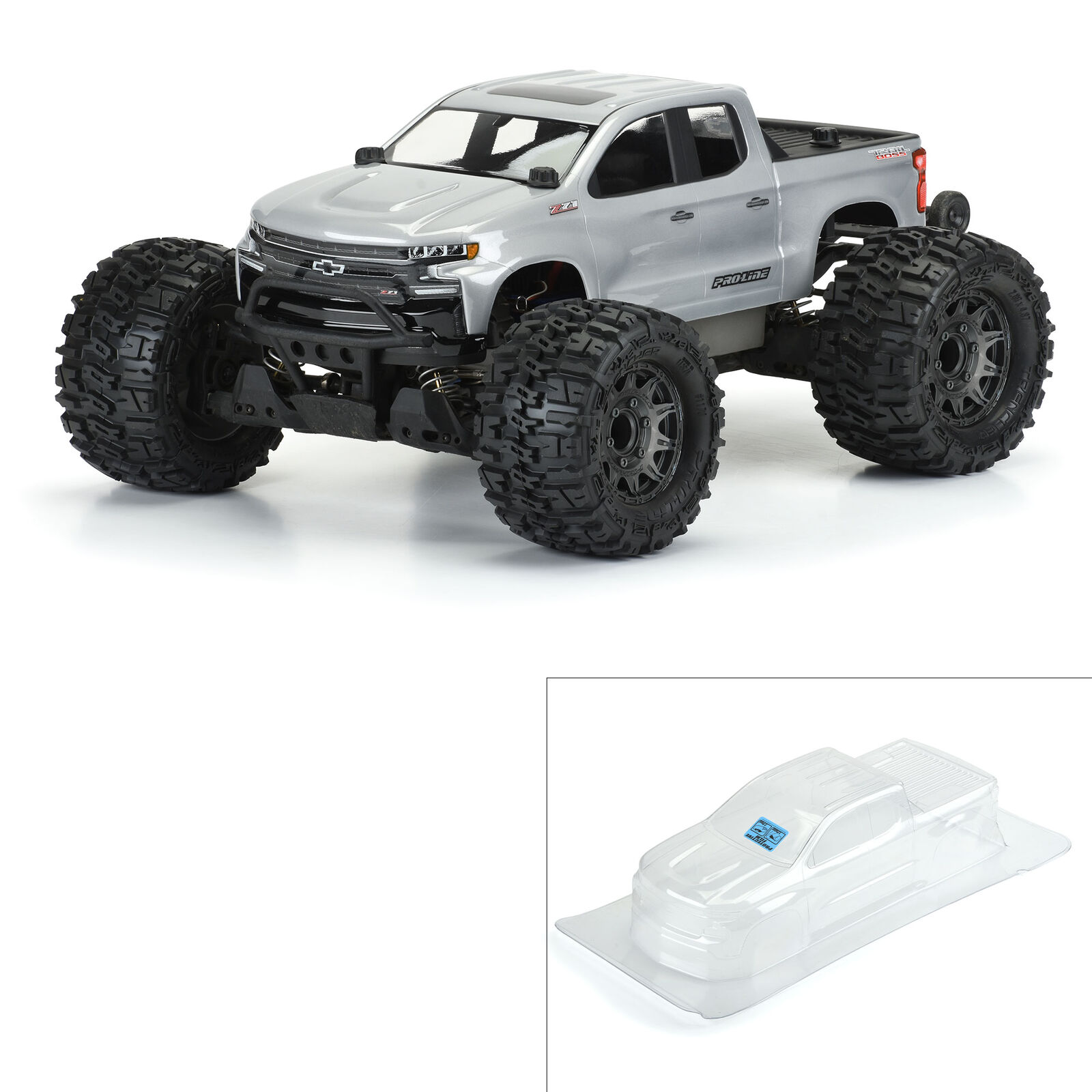 Pro-Line Racing 1/10 2019 Chevy Silverado Z71 Trail Boss Clear Body ...