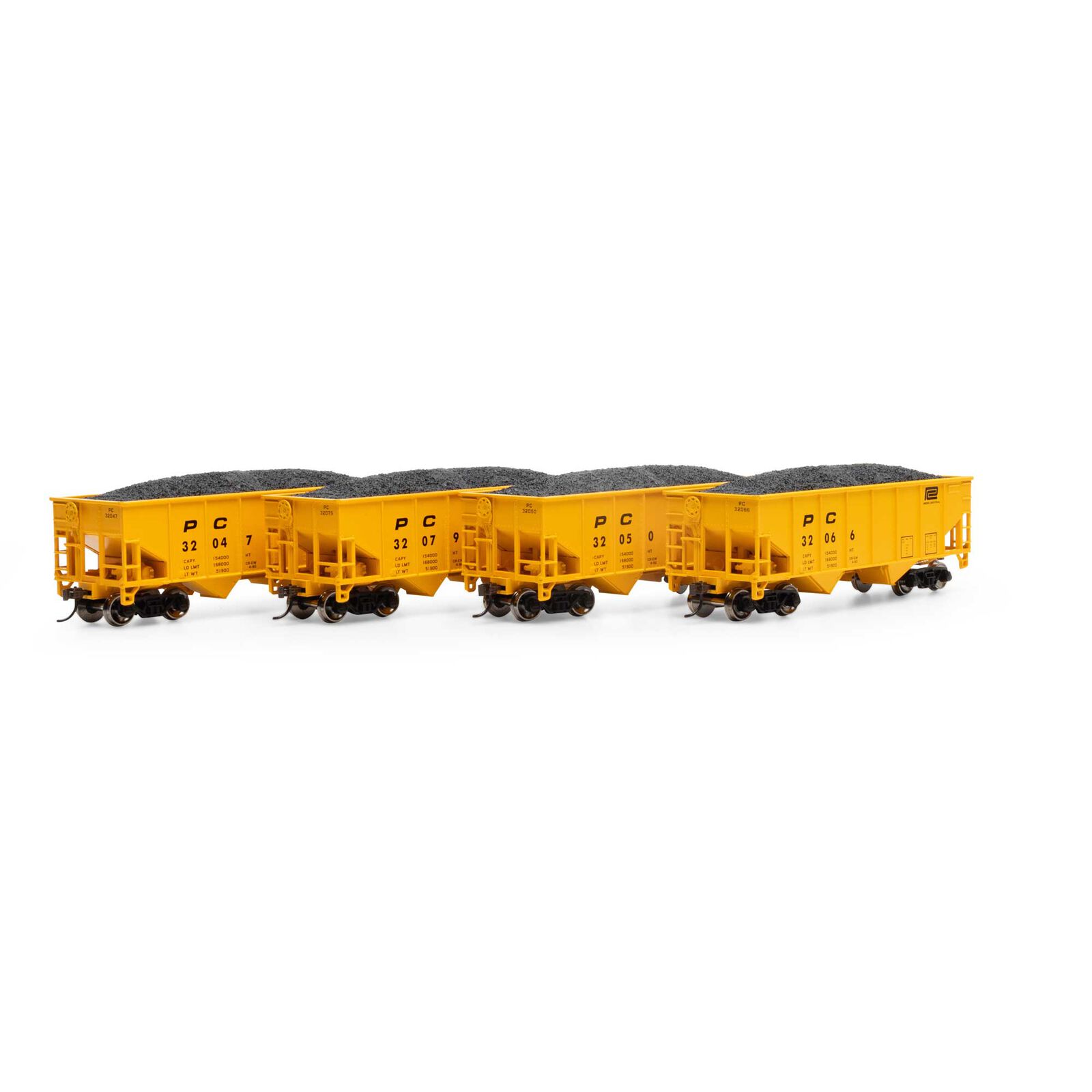Roundhouse HO 34' 2-Bay Rib Side Hopper with Load, PC #2 (4) | Horizon ...
