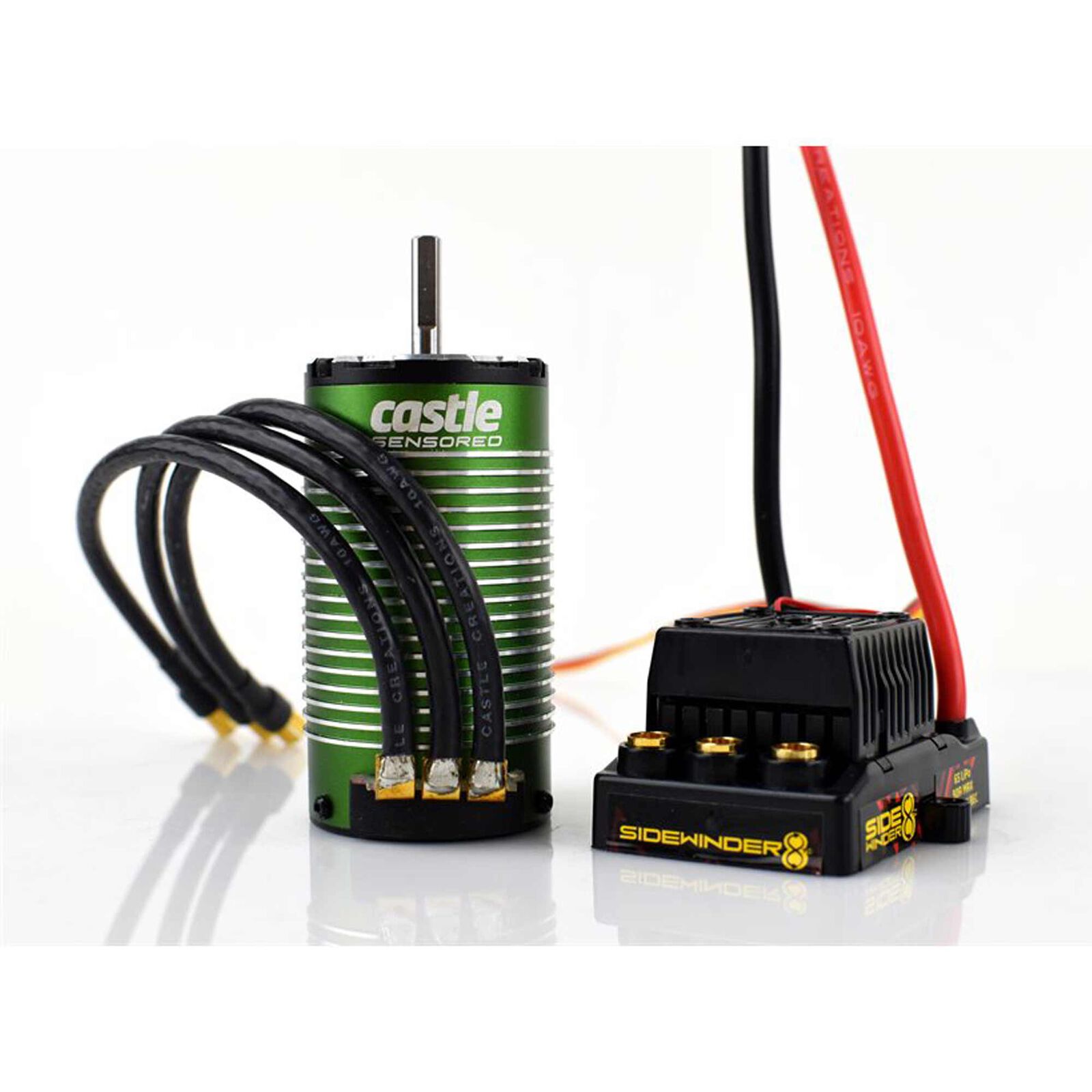 Castle Creations 1/8 Sidewinder ESC / 2200Kv V2 Motor Combo | Horizon Hobby