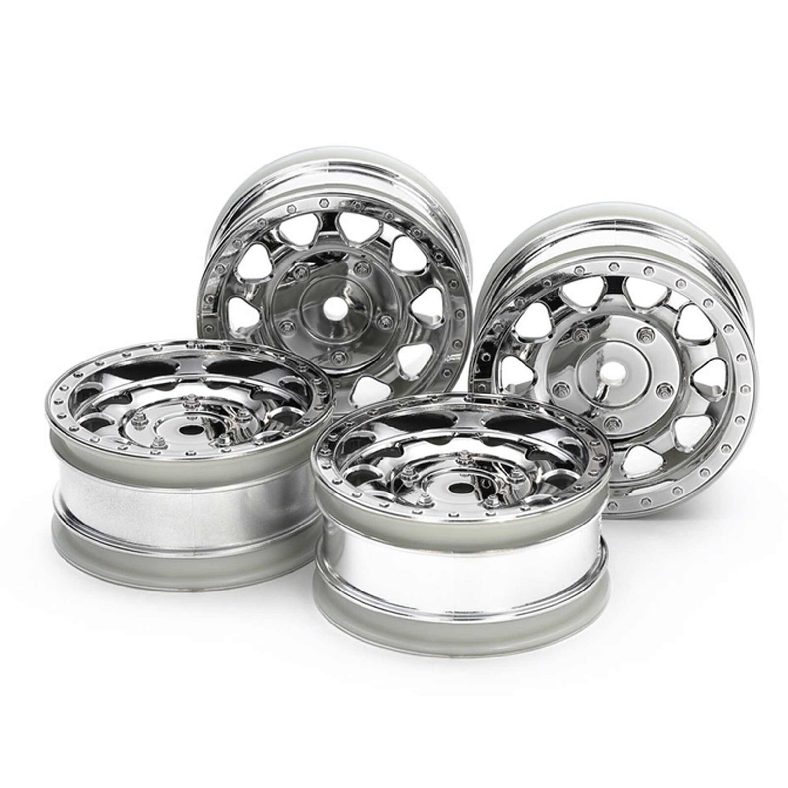 Tamiya Buggy Wheels (2) Plated | Horizon Hobby