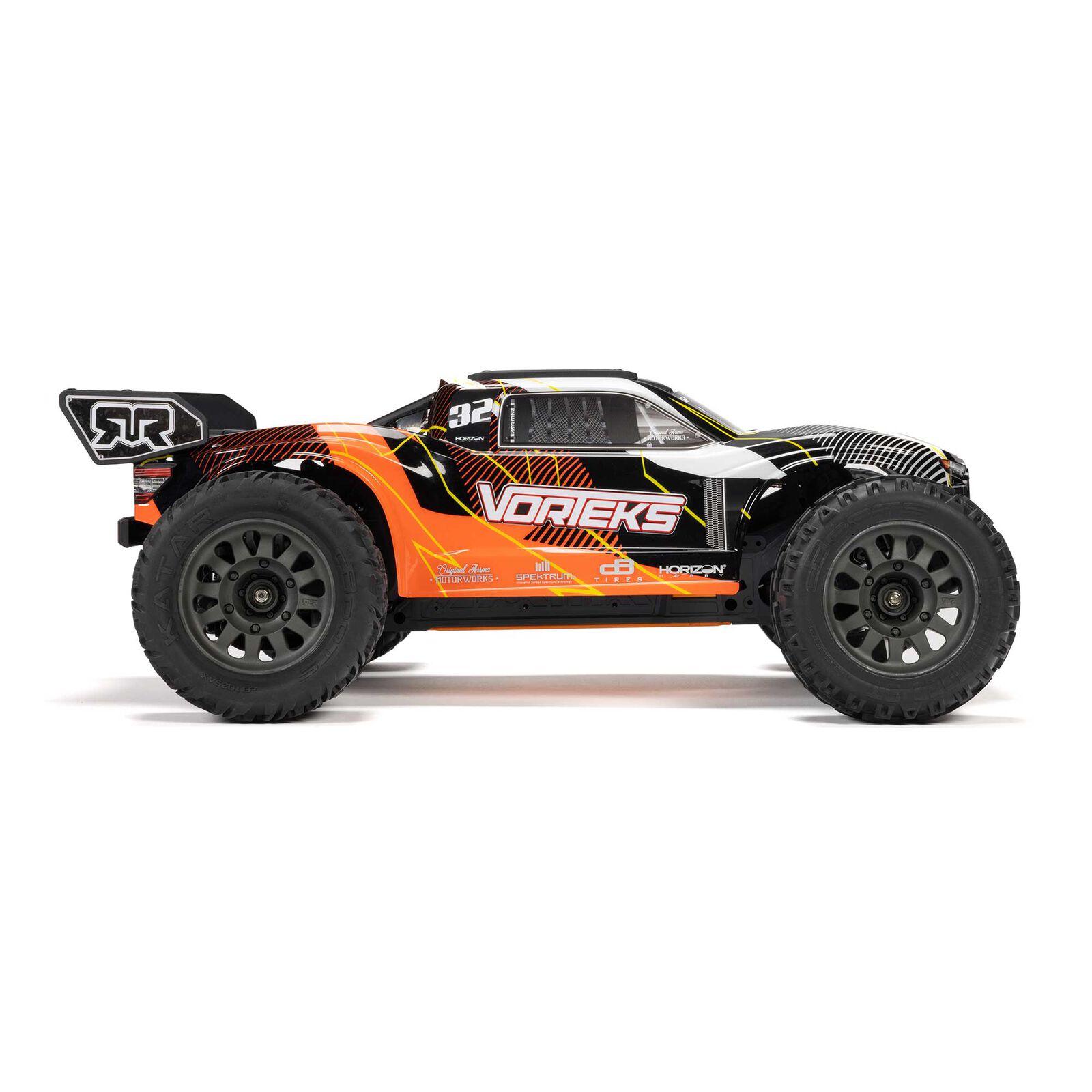 ARRMA 1/10 VORTEKS 2WD RTR Brushed Stadium Truck (Battery & Charger ...