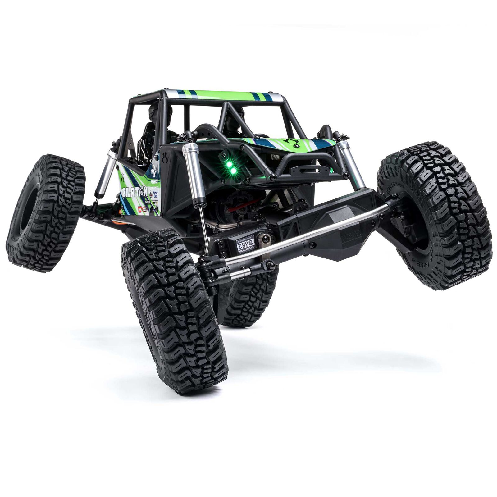 Axial 1/8 AXP8 Gilamon 2.2 4X4 RTR Brushed Trail Buggy, Green | Horizon ...