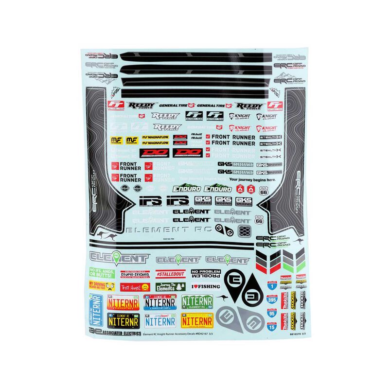 Team Associated Body Set, Painted: Knightrunner | Horizon Hobby