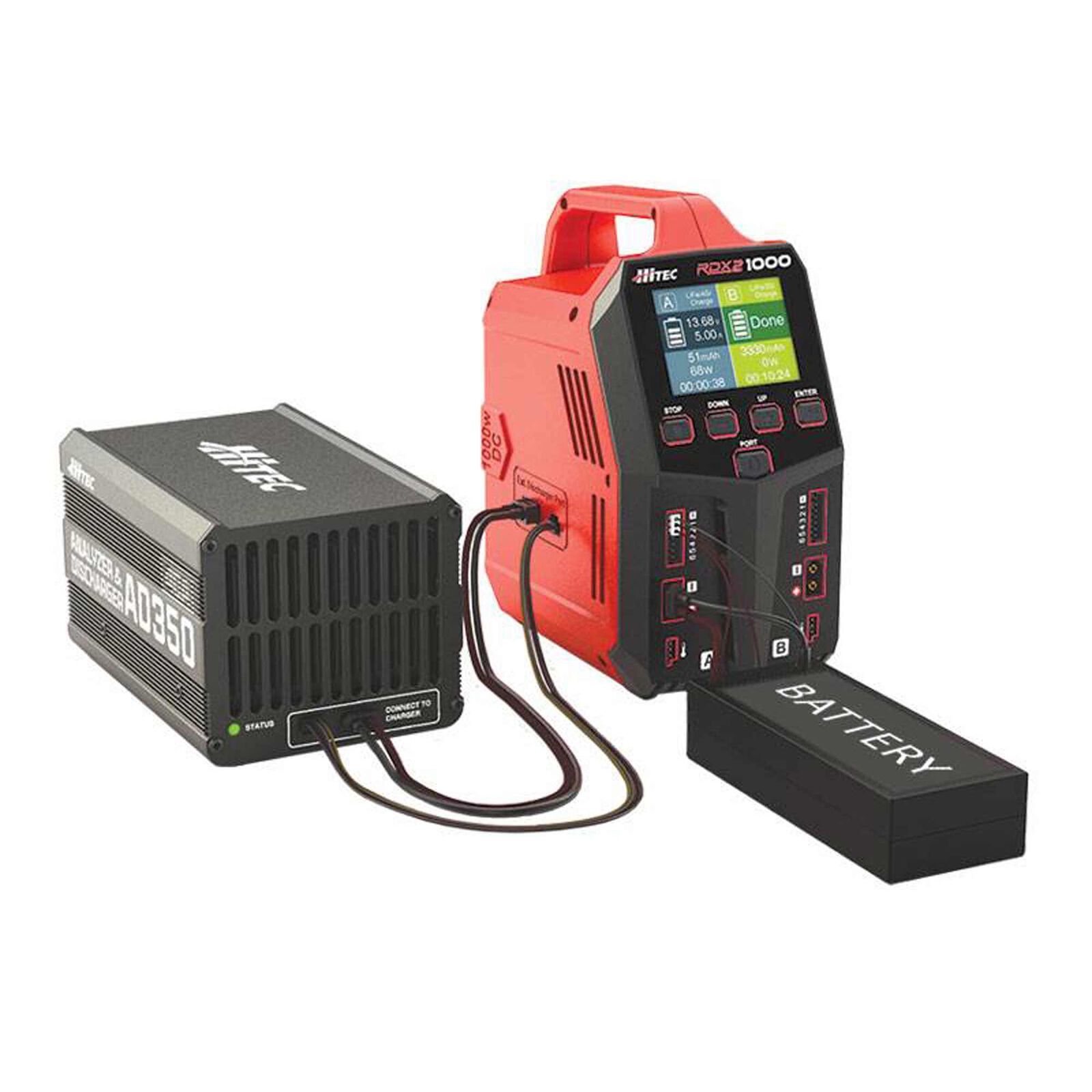 Hitec RCD Inc. AD350 Analyzer & Discharger | Horizon Hobby