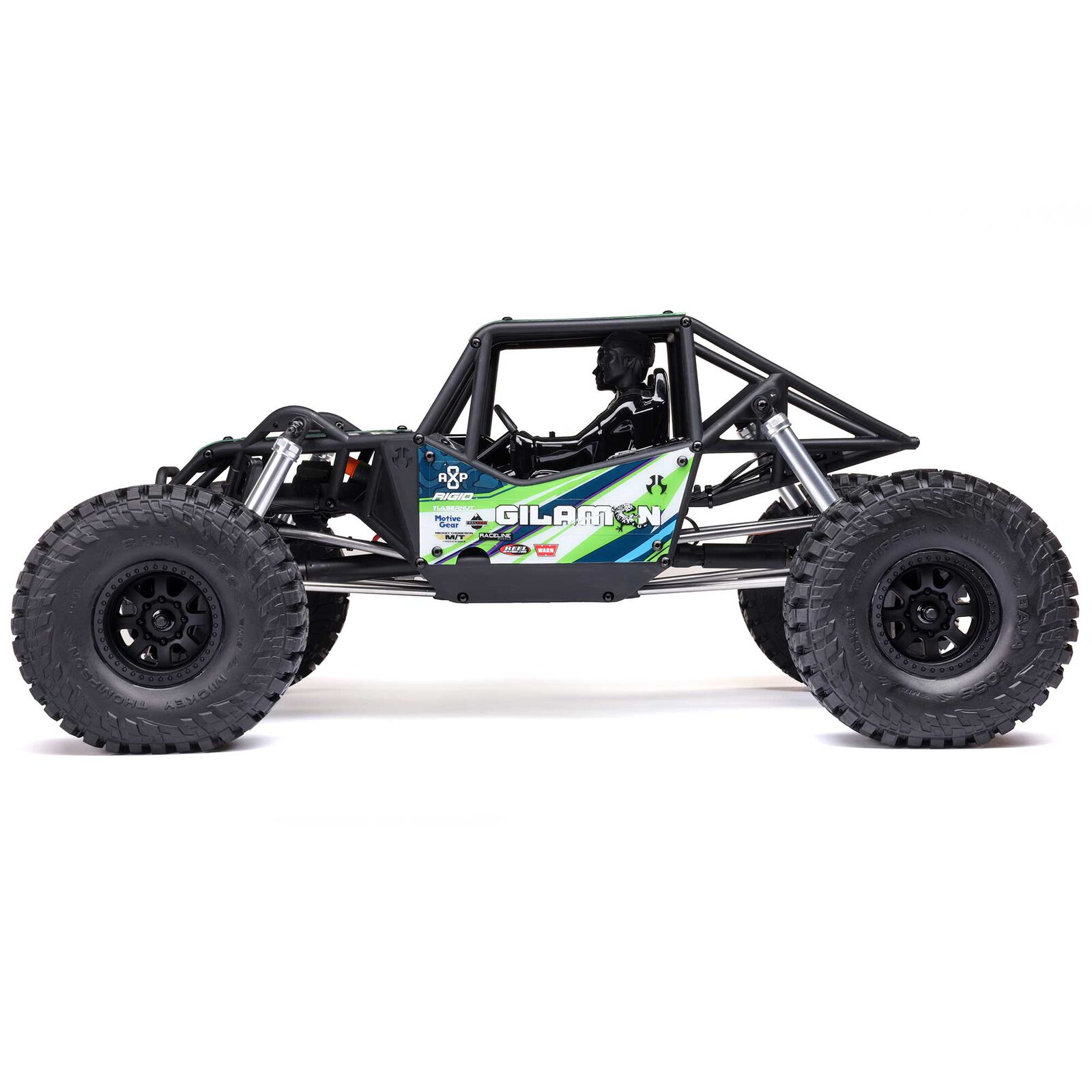 Axial 1/8 AXP8 Gilamon 2.2 4X4 RTR Brushed Trail Buggy, Green | Horizon ...