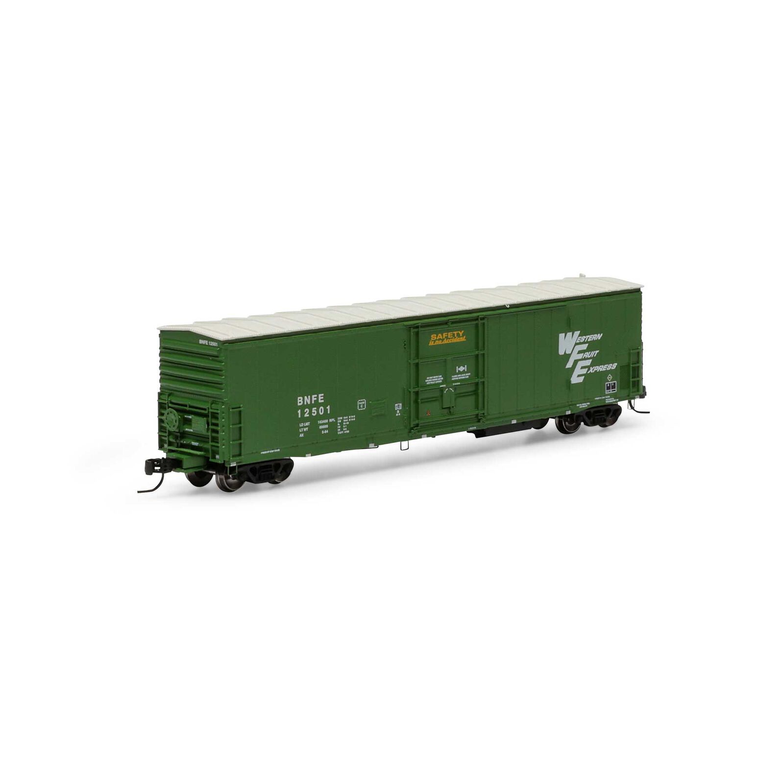 Athearn N ATH 57' FGE Mechanical Reefer with Sound, BNFE 'Green' #12501 ...