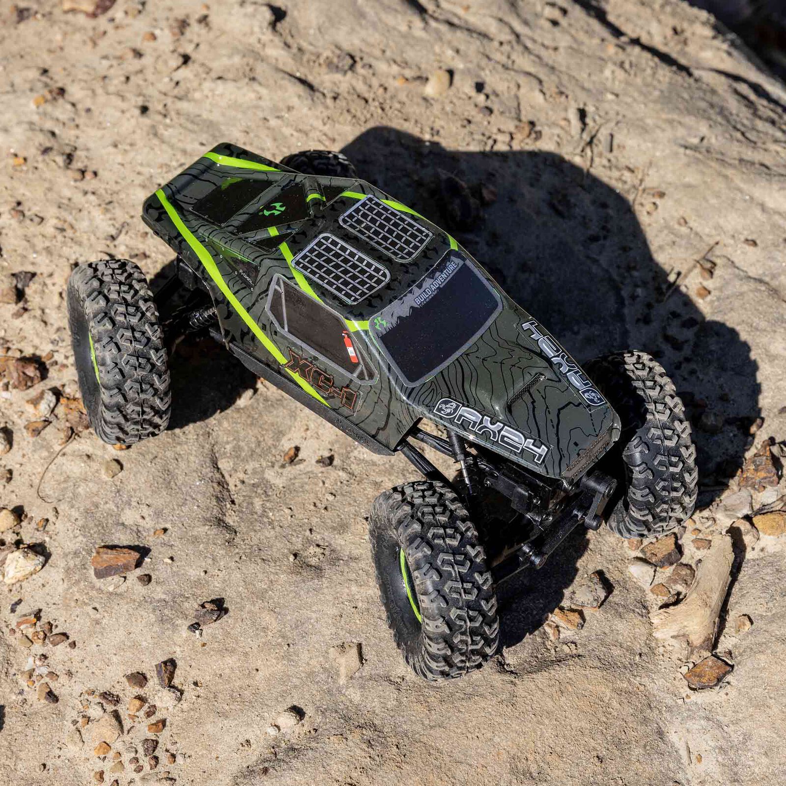 Axial 1/24 AX24 XC-1 4WS 4X4 RTR Brushed Rock Crawler (Battery ...
