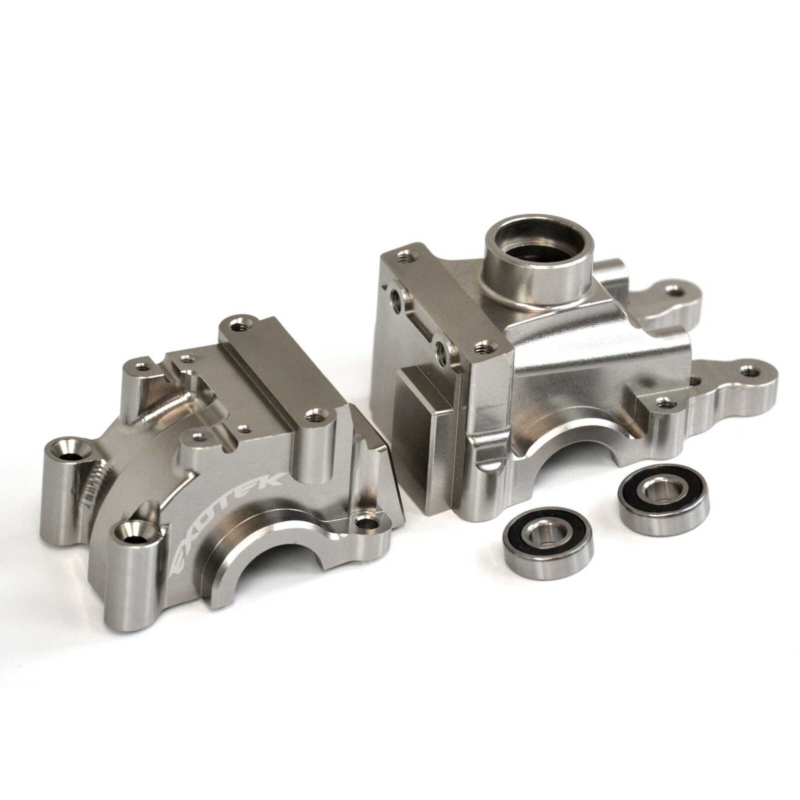 EXOTEK RACING LLC LOSI TENACITY LASERNUT HD FRONT GEARBOX SET, 7075 w/ bearings | Horizon Hobby