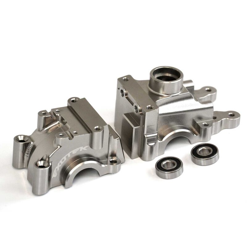 EXOTEK RACING LLC LOSI TENACITY LASERNUT HD FRONT GEARBOX SET, 7075 w/ bearings | Horizon Hobby