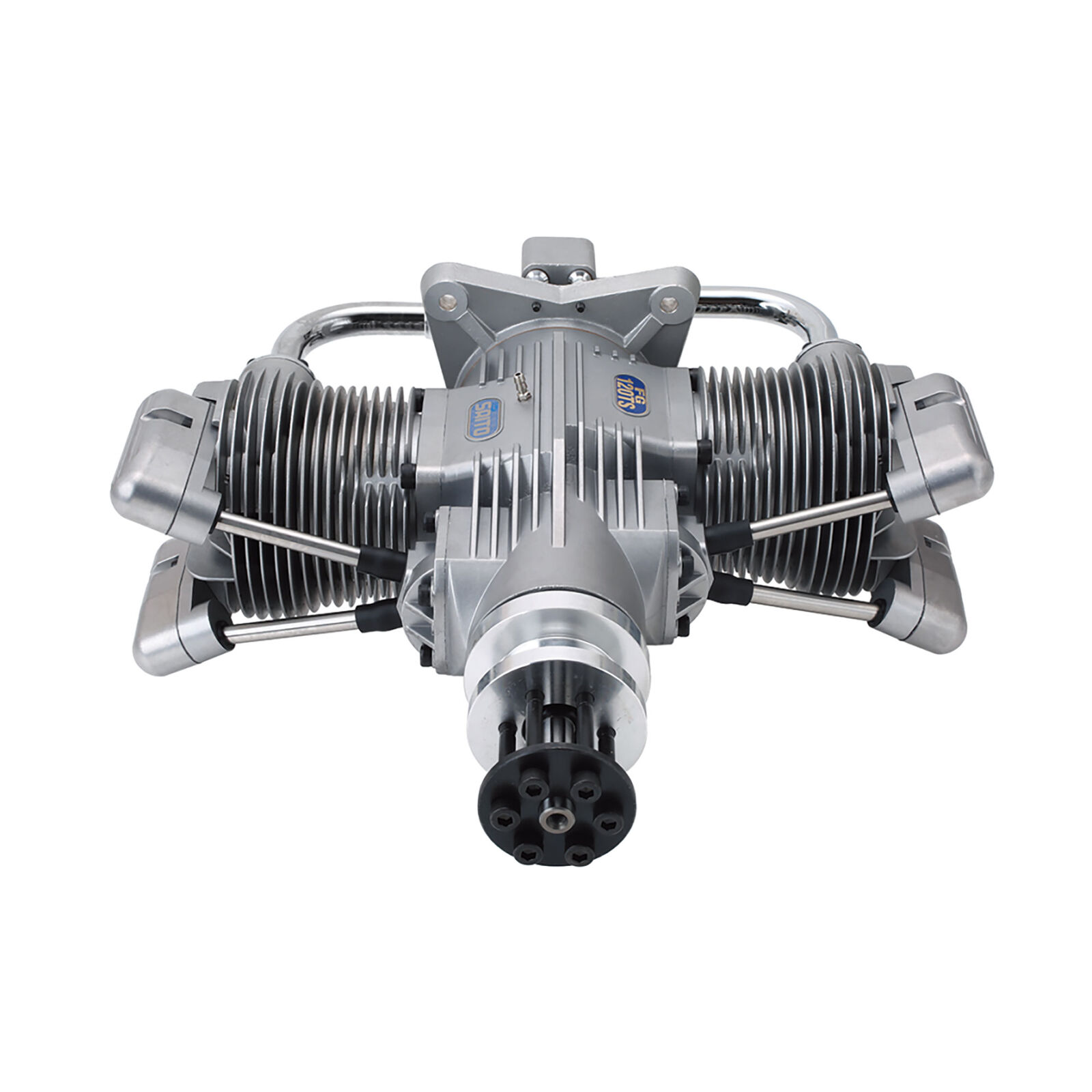 Saito Engines FG-120TS 120cc 4-Stroke Twin-Cylinder Gasoline Engine ...