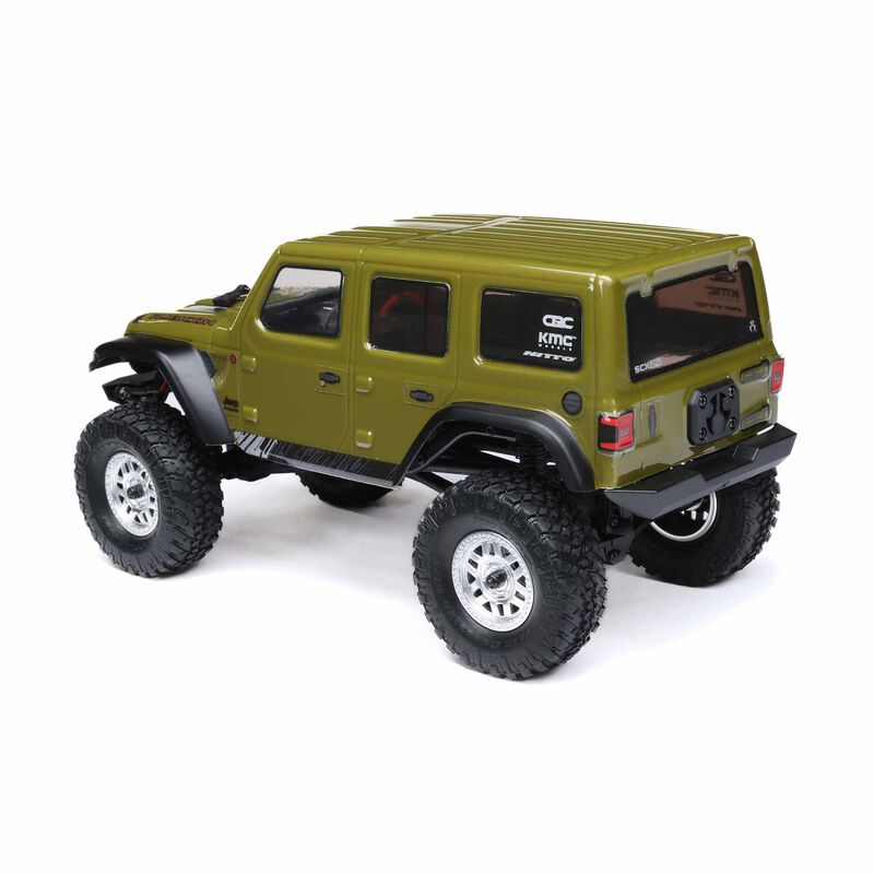 Axial 1/24 SCX24 2019 Jeep Wrangler JLU CRC 4X4 RTR Brushed Rock Crawler (Battery & Charger ...