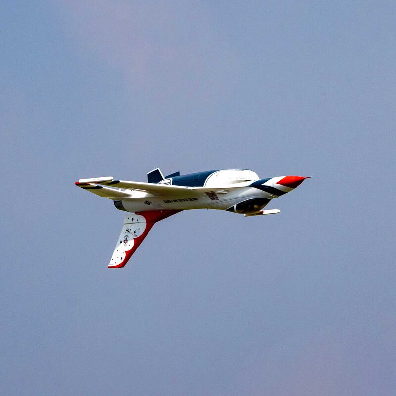 E-flite F-16 Thunderbirds 80mm EDF BNF Basic with AS3X and SAFE Select ...