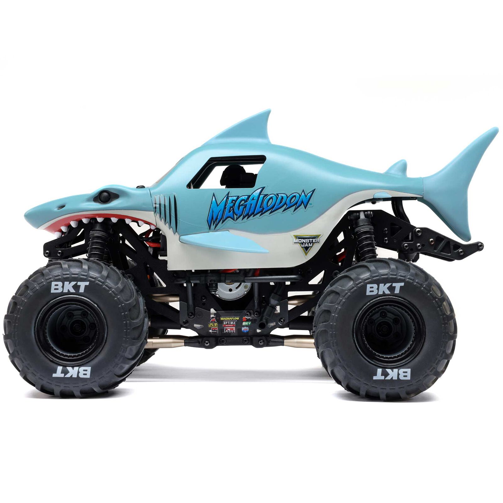 Losi 1/18 Mini LMT Megalodon 2S 4X4 RTR Brushed Monster Truck (Battery ...