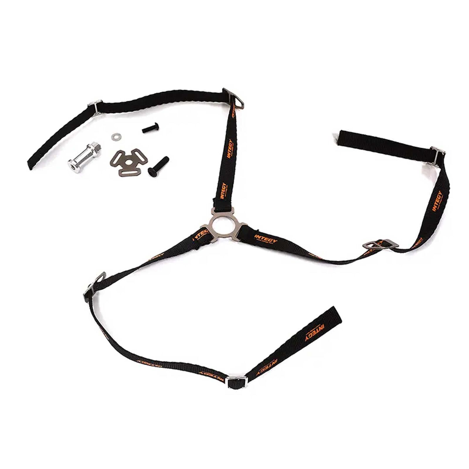 Integy Realistic Spare Tire Straps w/ Mount for Losi 1/10 Lasernut U4 ...