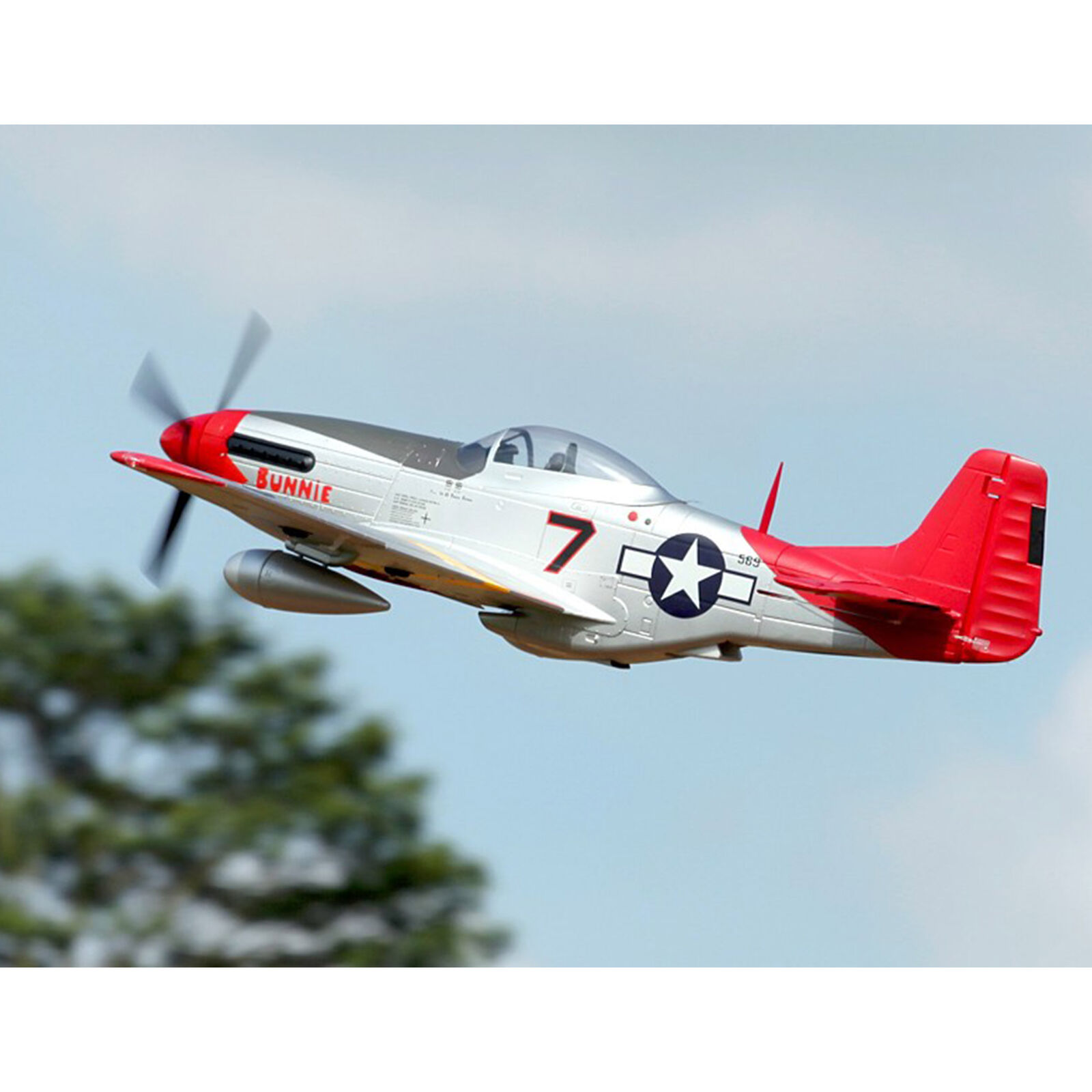 FMS P-51D Red Tail PNP, 1700mm | Horizon Hobby