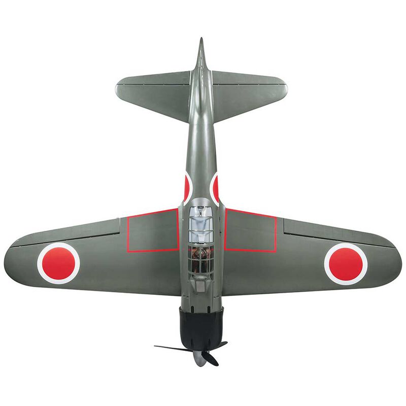 Top Flite Giant Zero A6M 50-60cc Gas ARF, 86" | Horizon Hobby