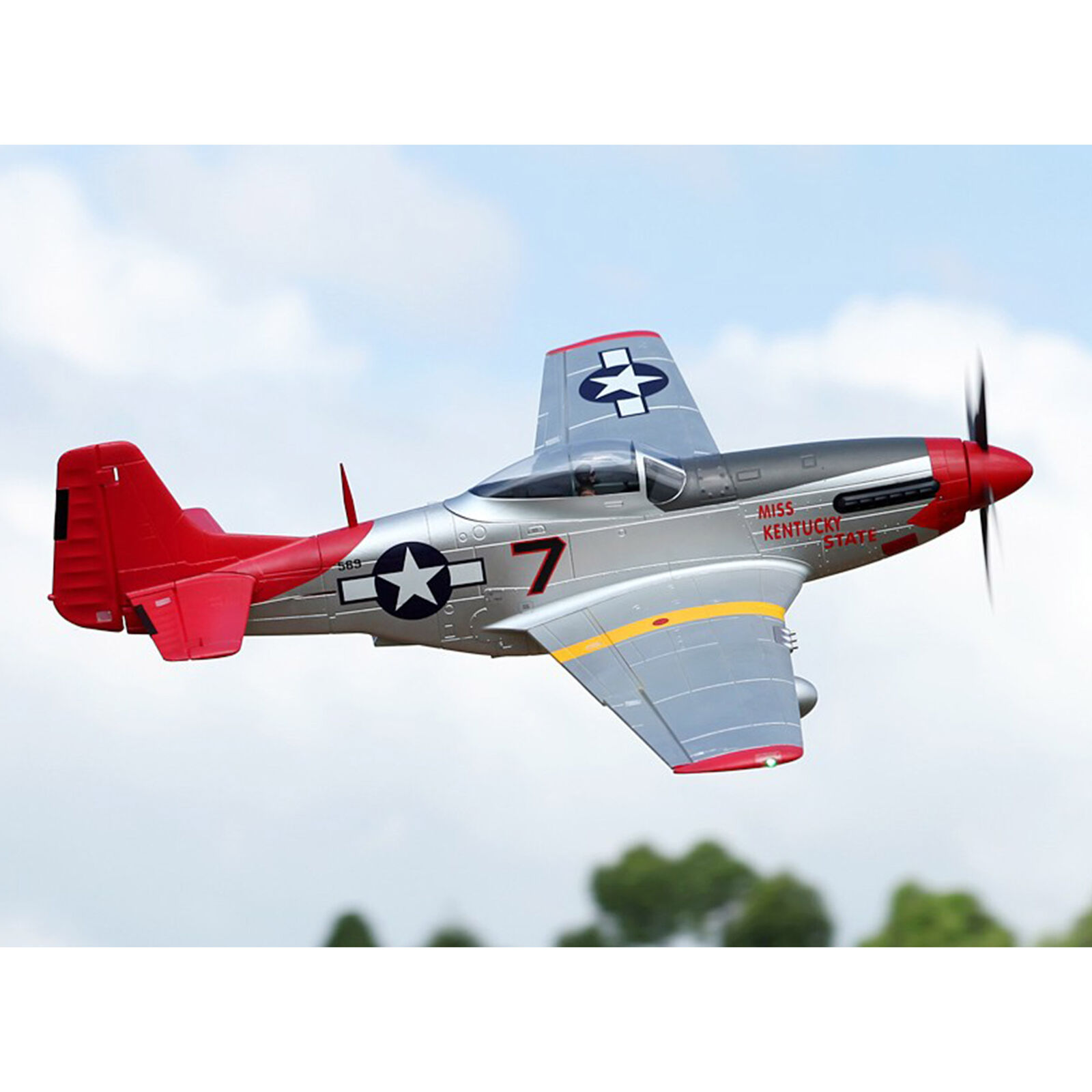 FMS P-51D Red Tail 1700mm PNP with Reflex | Horizon Hobby