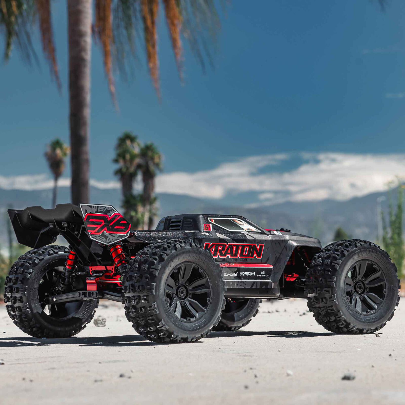 ARRMA 1/8 KRATON 6S EXB AVC 4X4 RTR Brushless Speed Truck, Black ...