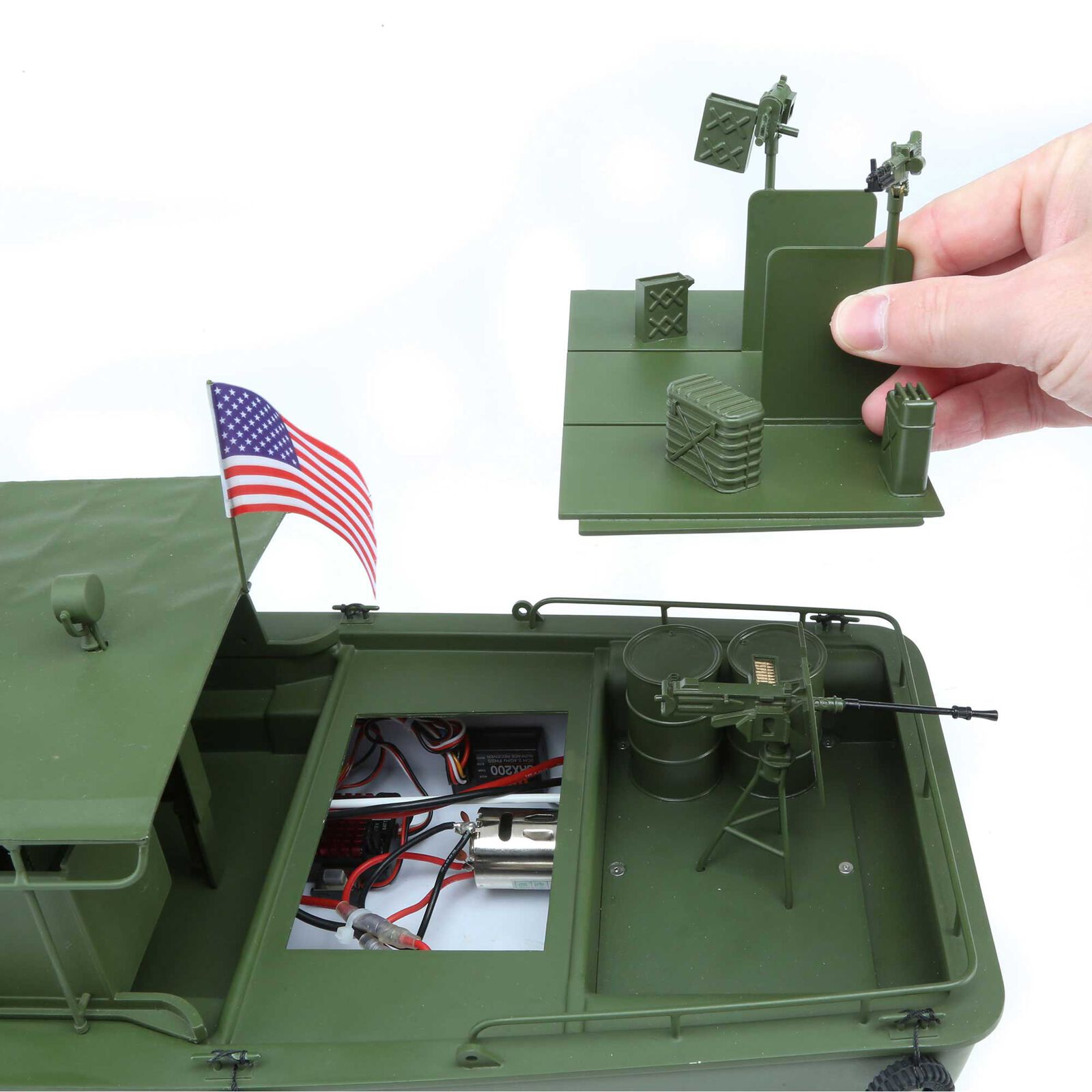 Pro Boat Alpha Patrol Boat 21" Brushed RTR | Horizon Hobby