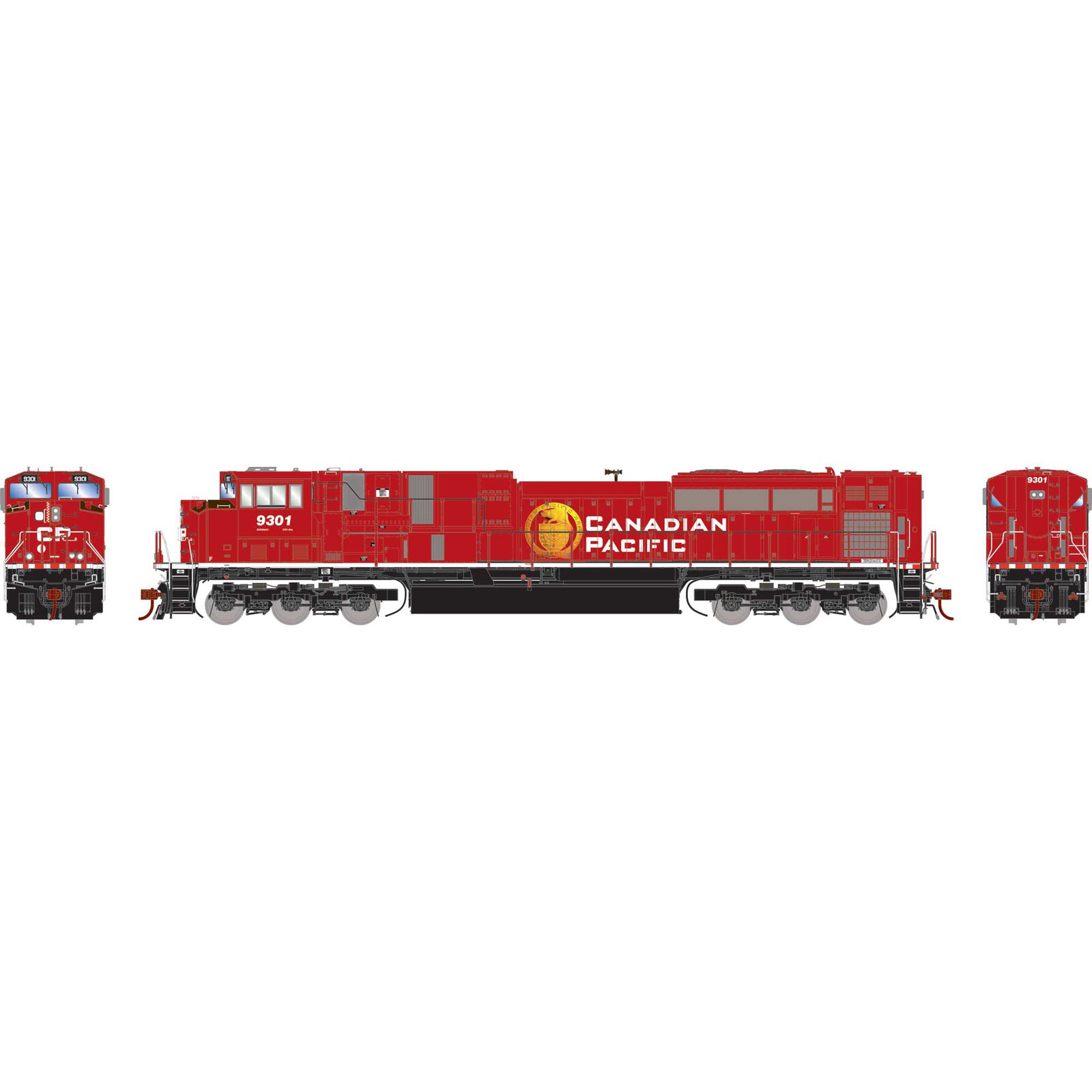 Athearn Genesis HO EMD SD90MAC-H Ph2 Locomotive, with DCC & Sound, CP ...