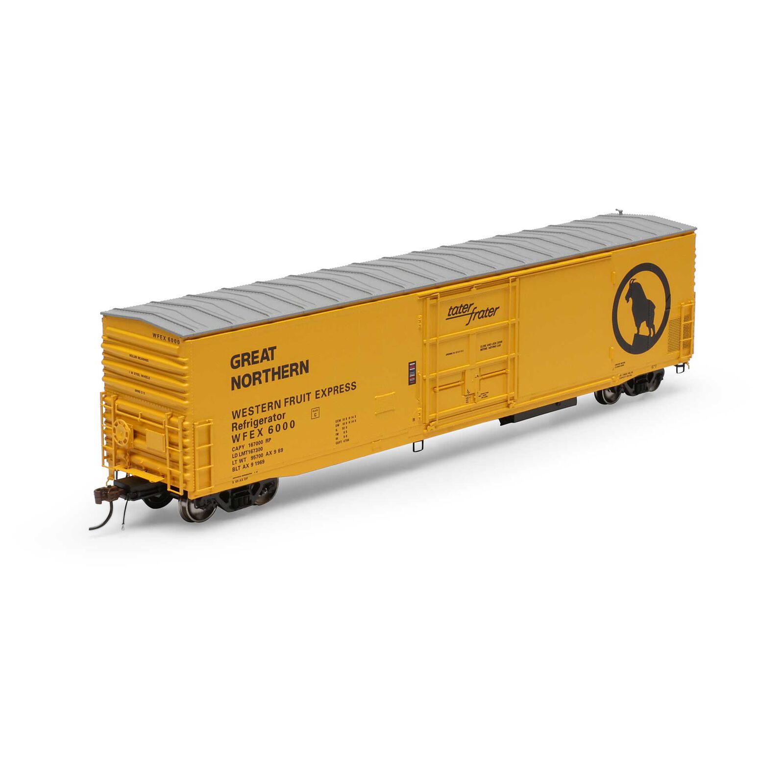 Athearn Genesis HO GEN 57' FGE Mechanical Reefer with Sound, WFEX #6000 ...