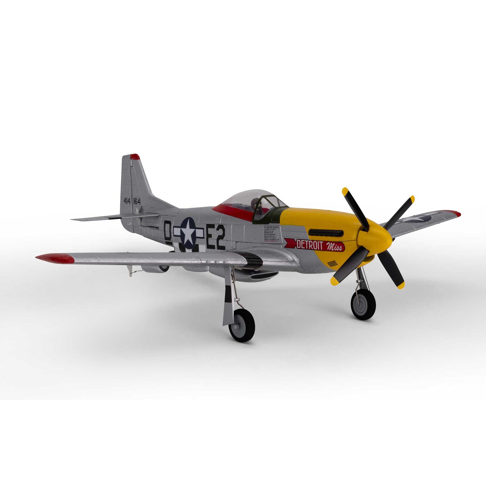 E-flite UMX P-51D Mustang “Detroit Miss” BNF Basic with AS3X and SAFE ...