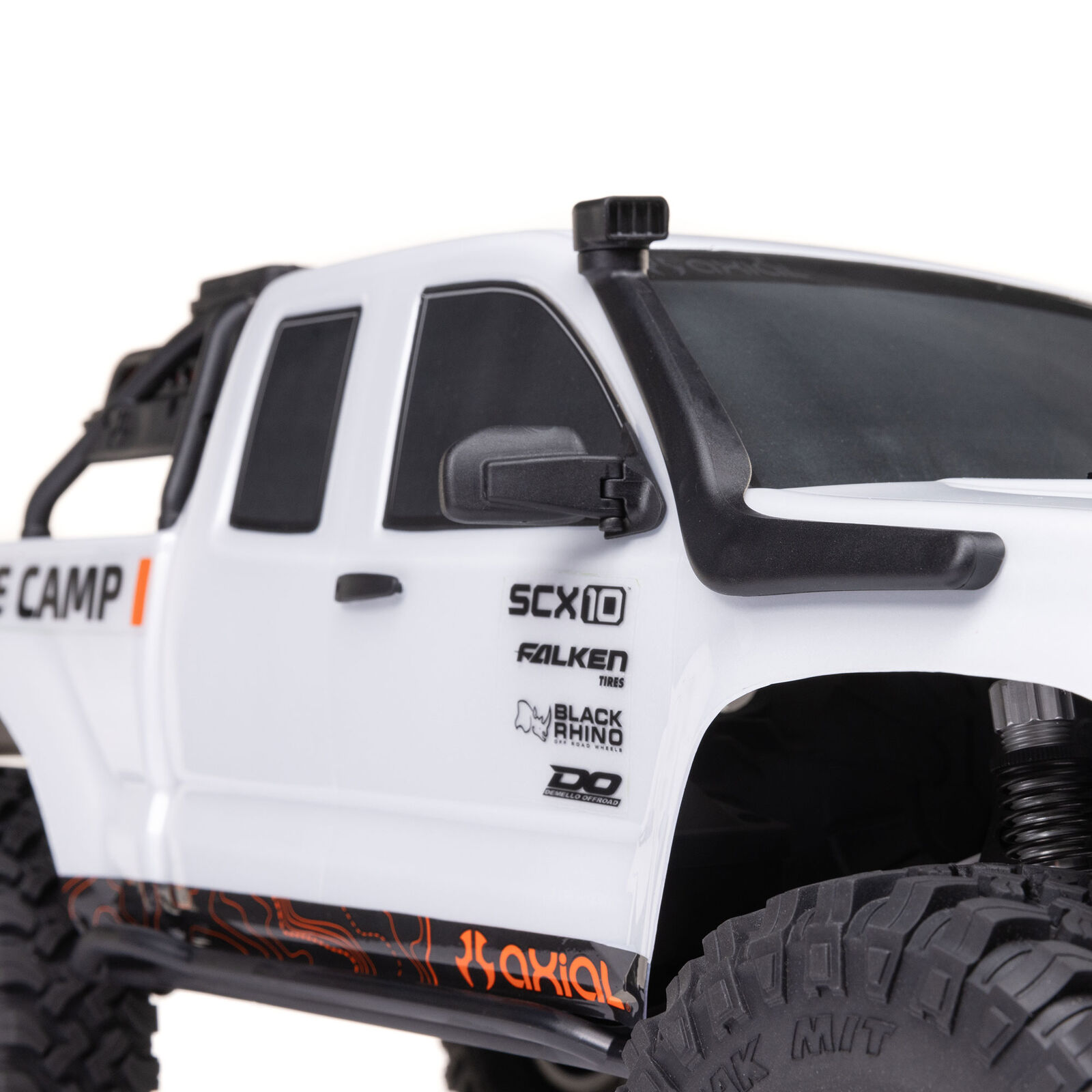 Axial 1/10 SCX10 III Base Camp 4X4 RTR Brushed Rock Crawler, White | Horizon Hobby
