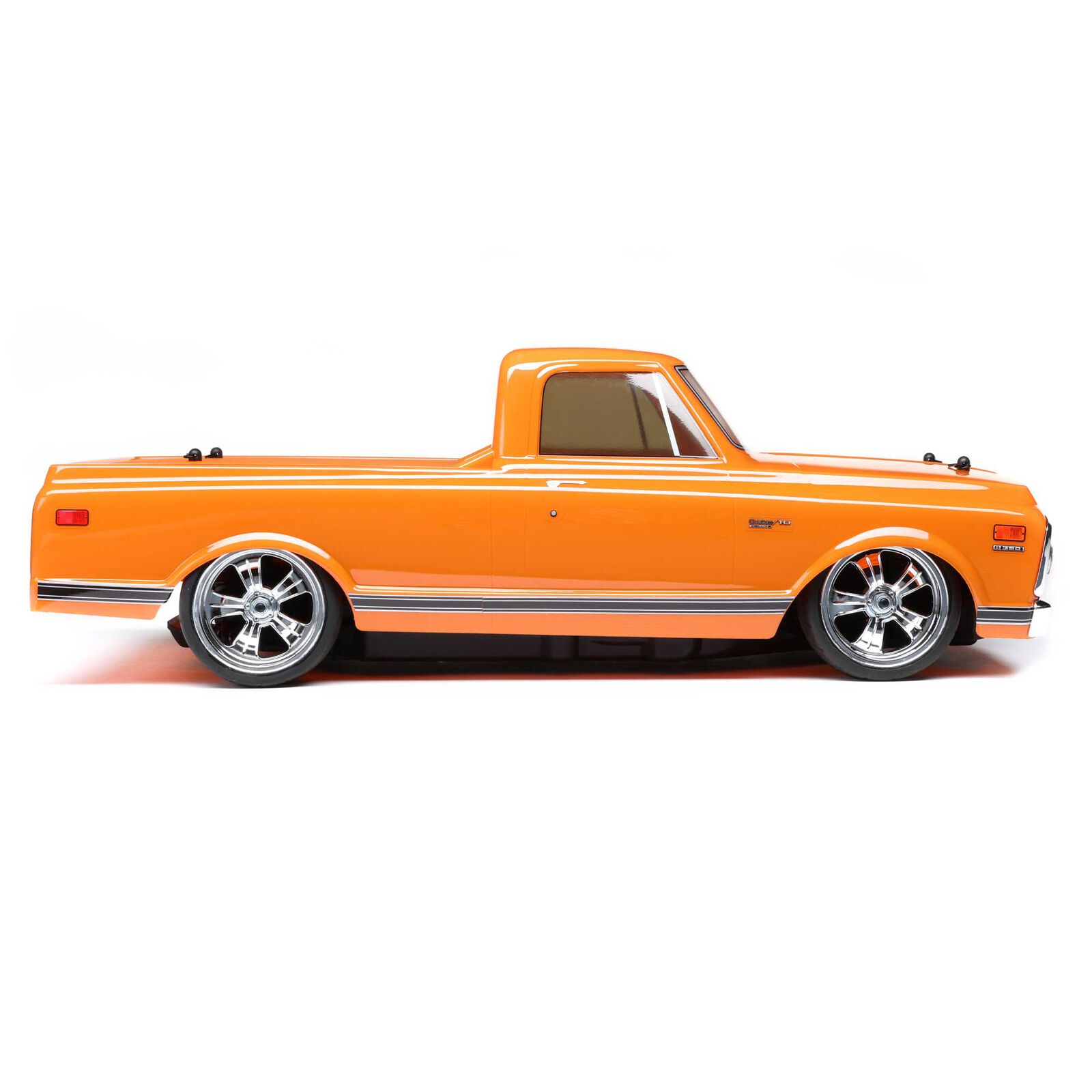 Losi 1/10 1972 Chevy C10 V100 AWD Pickup Truck Brushed RTR, Orange ...