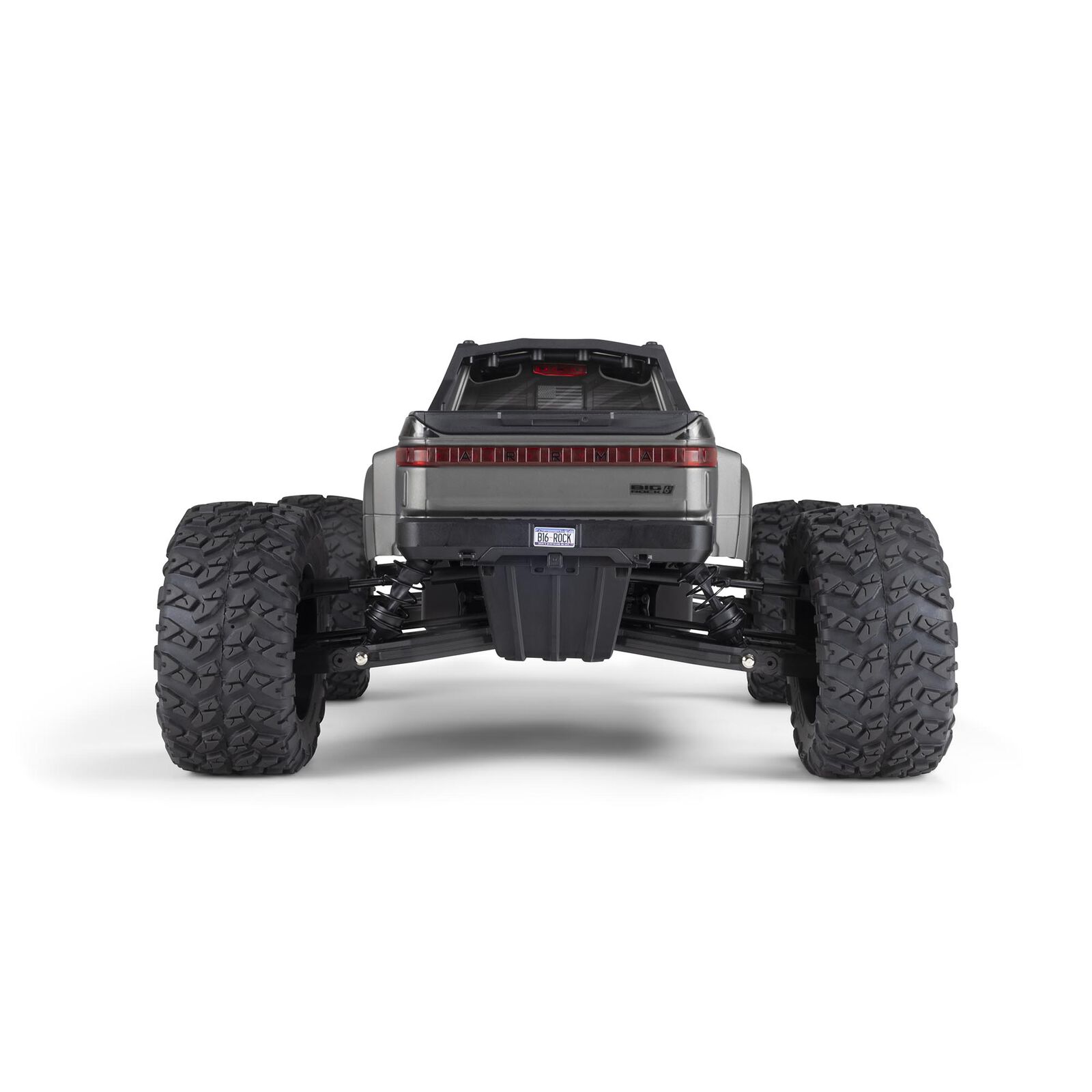 ARRMA 1/7 BIG ROCK 6S 4X4 RTR Brushless Monster Truck, Gun Metal ...