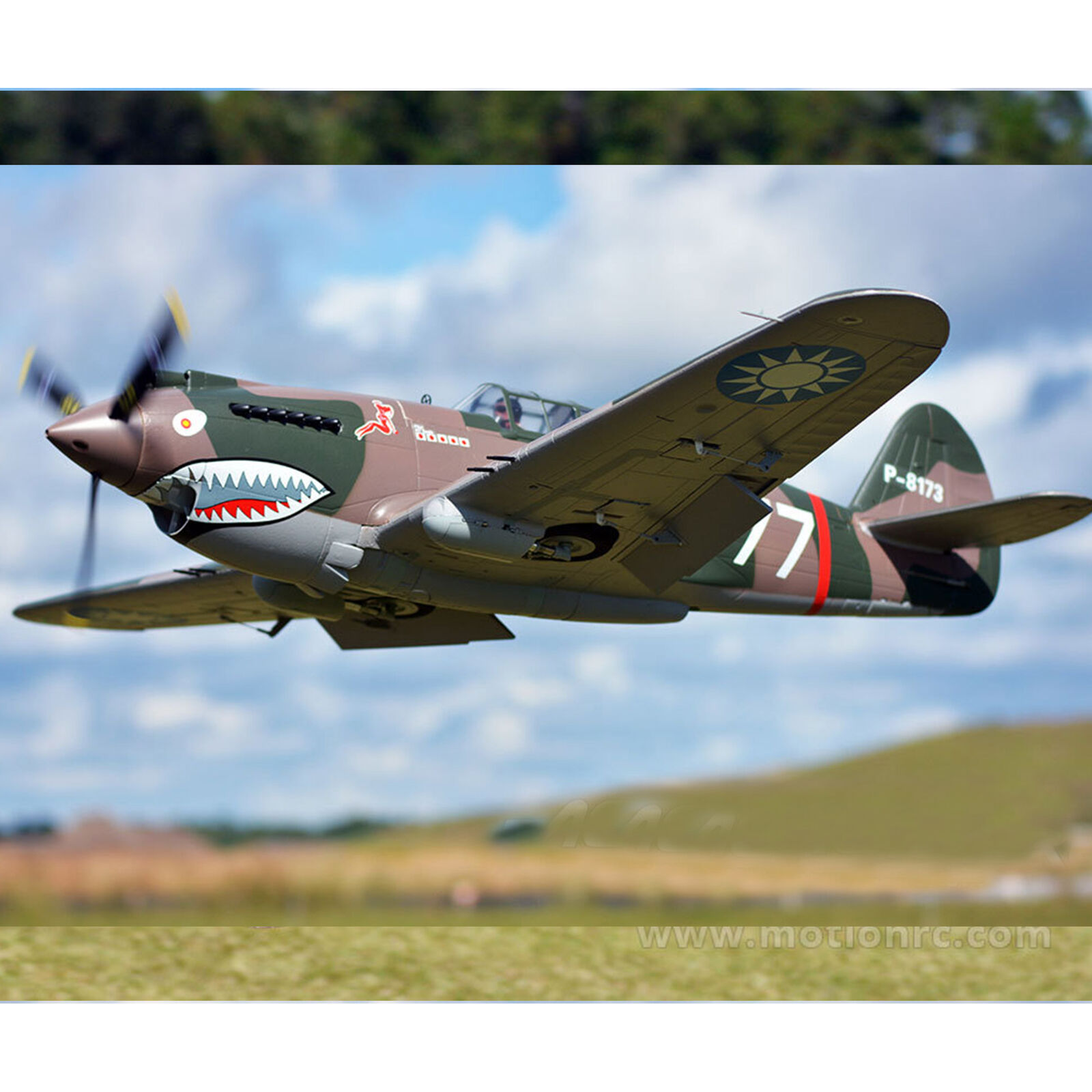 FMS P-40B 1400mm PNP with Reflex | Horizon Hobby