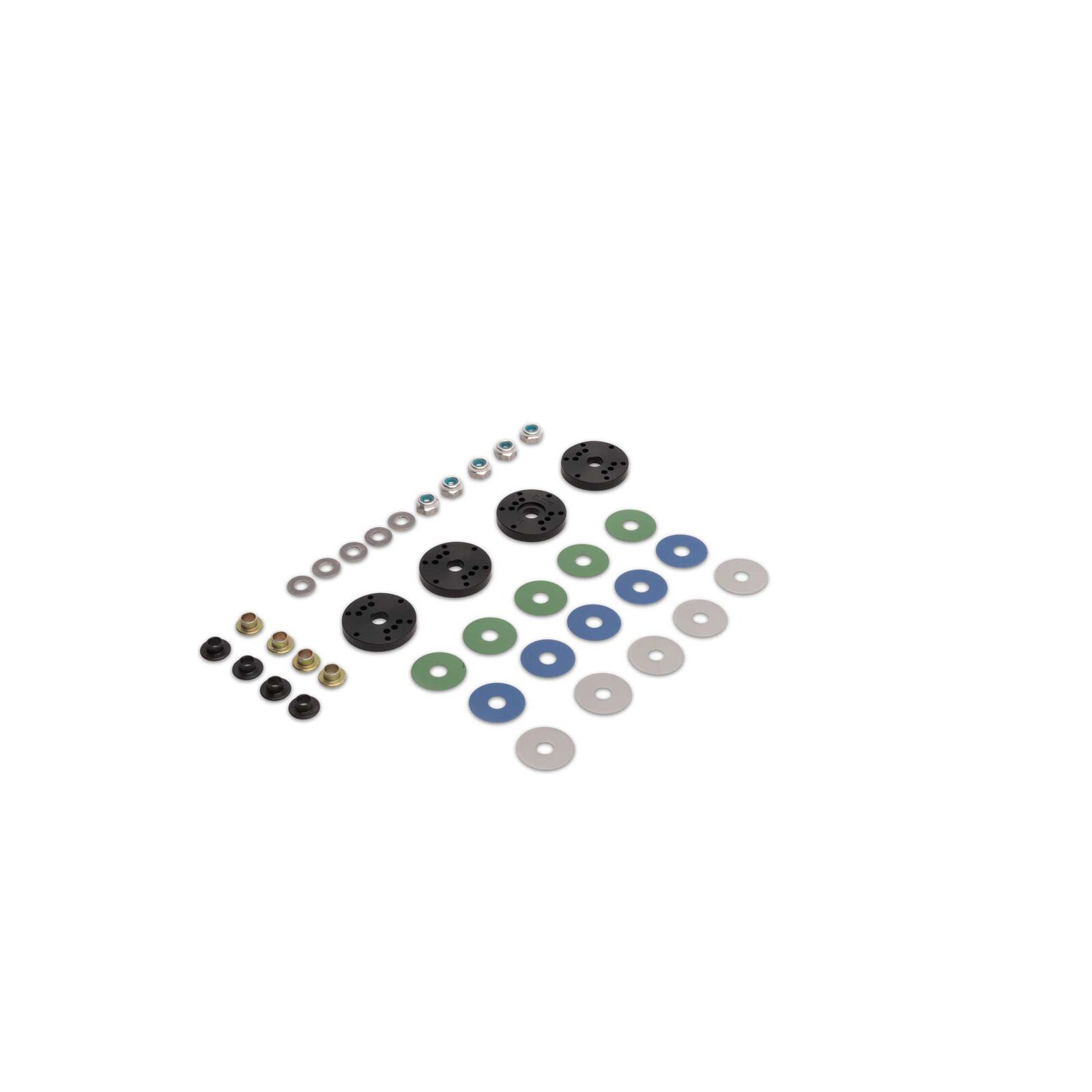 MIP Bypass1 Hi-Flow Pistons, 6-Hole x 1.3mm, 1/8th Kit | Horizon Hobby