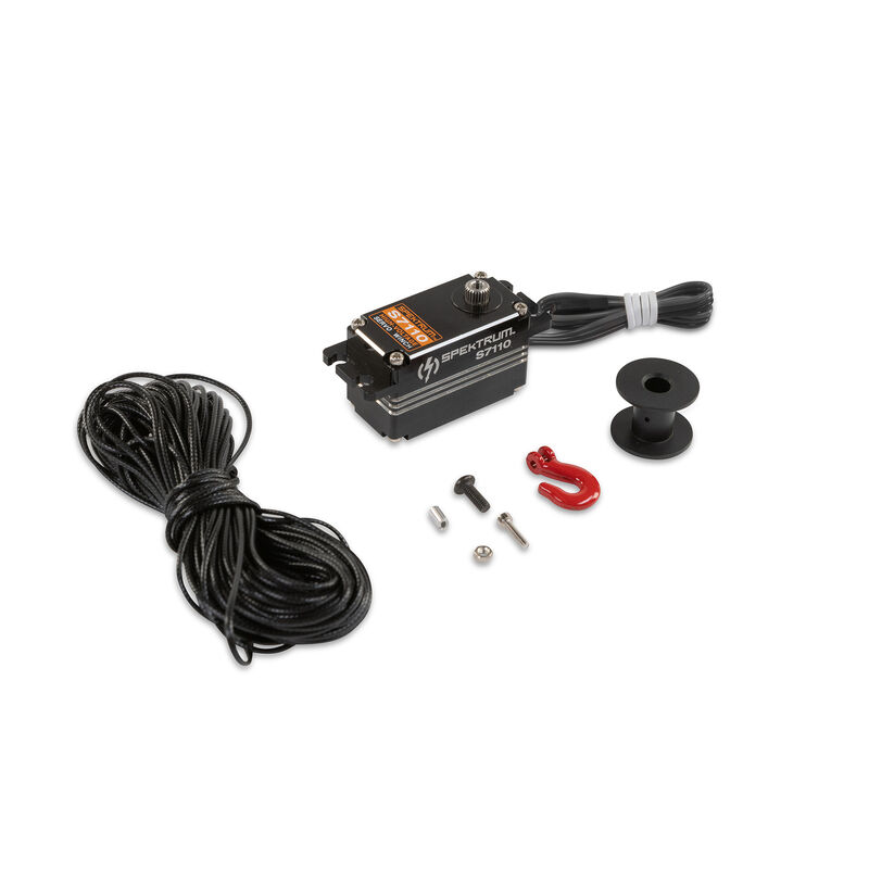 Spektrum S7110 Low Profile Servo Winch: 1/10 Rock Crawlers | Horizon Hobby