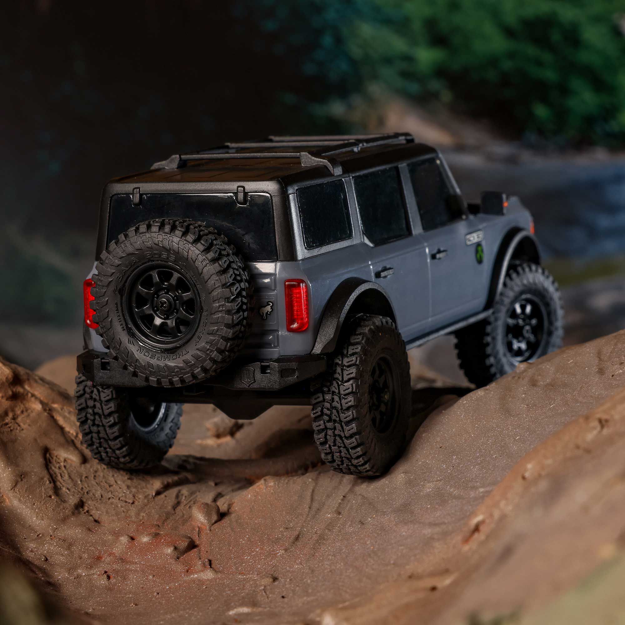Axial 1/30 SCX30 Ford Bronco Brushed 4x4 RTR (B&C Incl) - Grey, AXI-2048T2