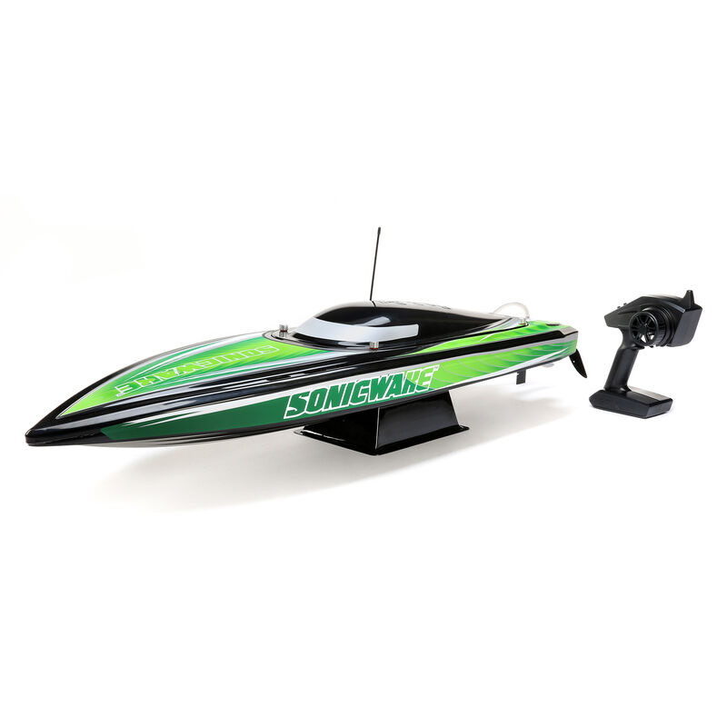 Pro Boat Sonicwake 36" Self-Righting Brushless Deep-V RTR, Black ...