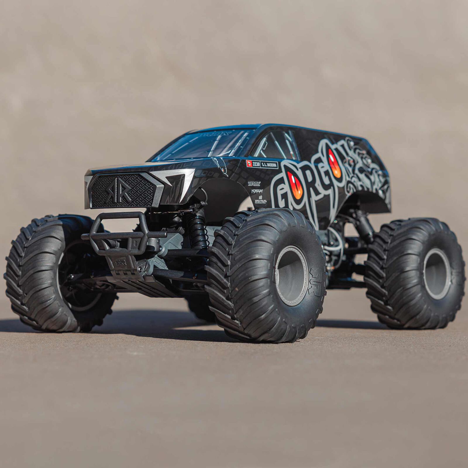 ARRMA 1/10 GORGON 2WD RTA Kit Brushed Monster Truck (Battery & Charger ...