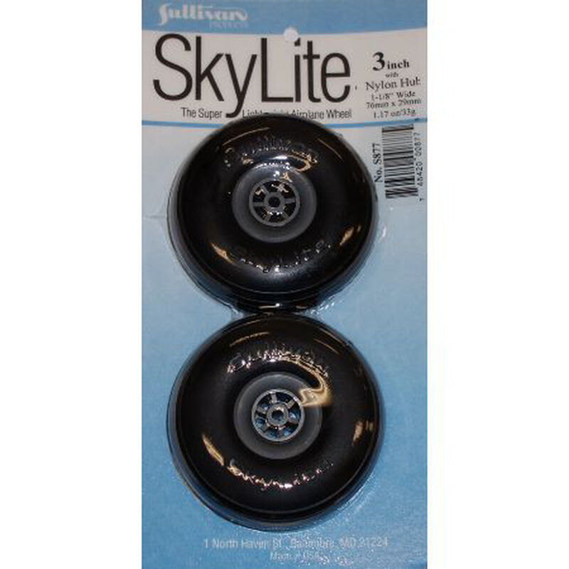 Sullivan Products Skylite Wheels with Treads, 3" (2 wheels and tires ...