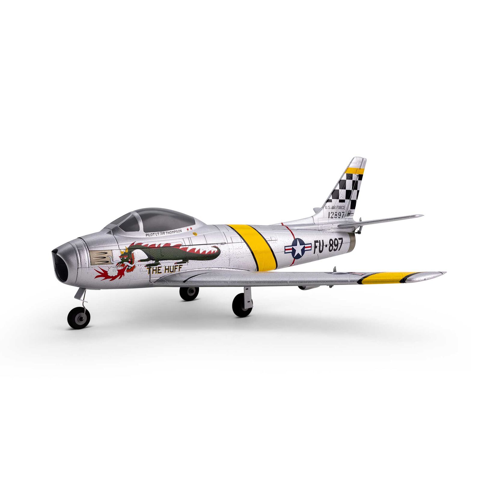 E-flite UMX F-86 Sabre 30mm EDF Jet BNF Basic with AS3X and SAFE Select ...