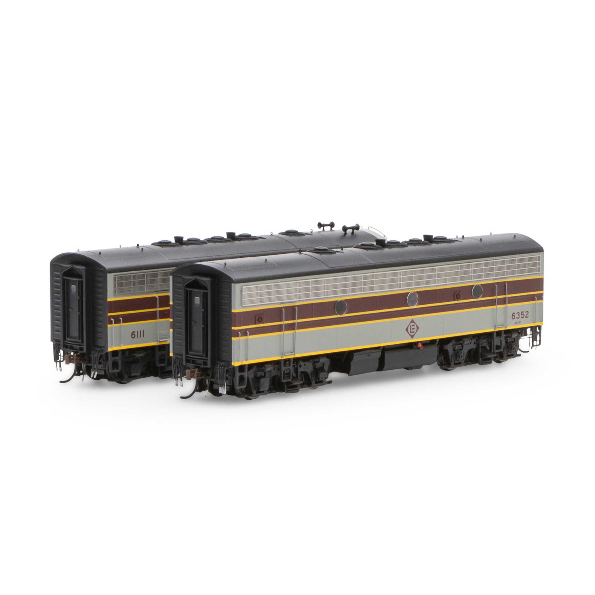 Athearn Genesis HO EMD F7A+B Erie Lackawanna EL #6111/#6352 DC LED ATHG19357 797534193574 | eBay