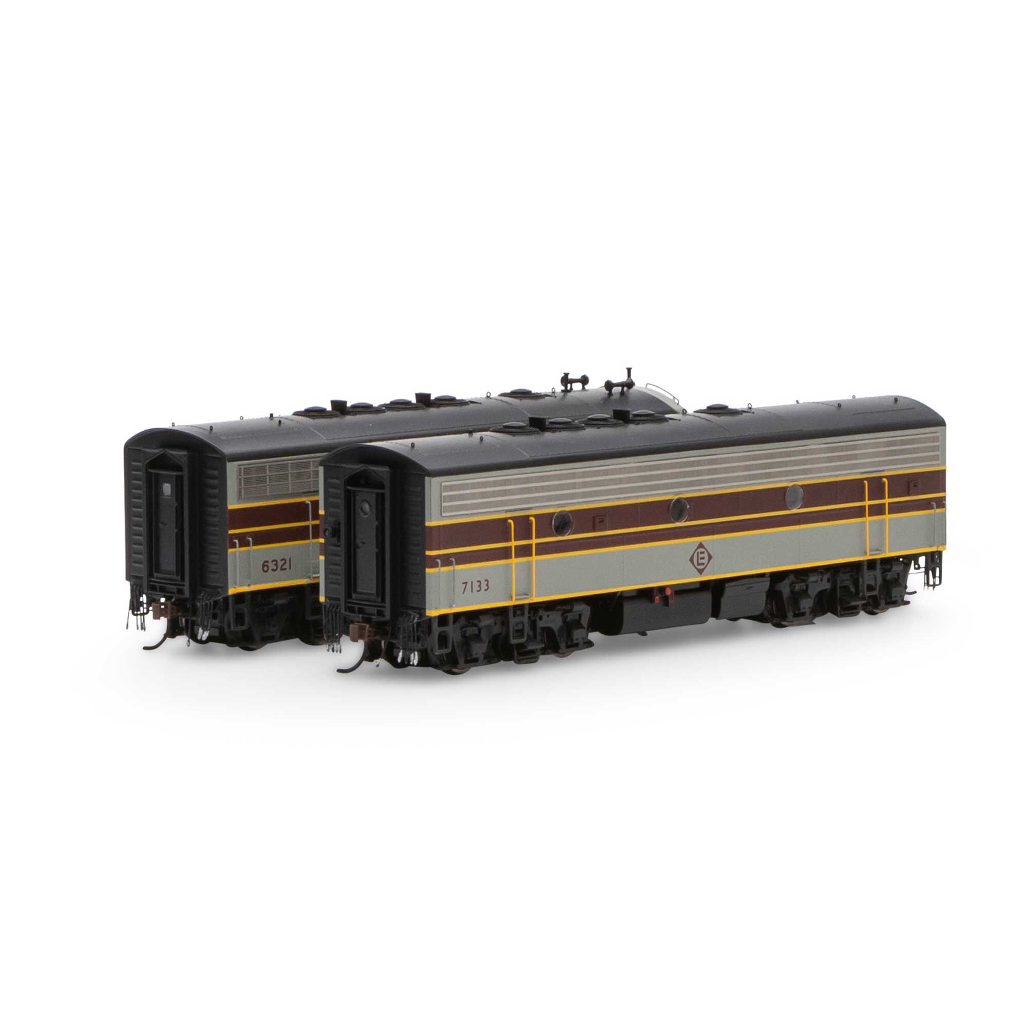 Athearn Genesis HO EMD F7A+B Erie Lackawanna EL #6321/#7133 DC LED ATHG19358 797534193581| eBay
