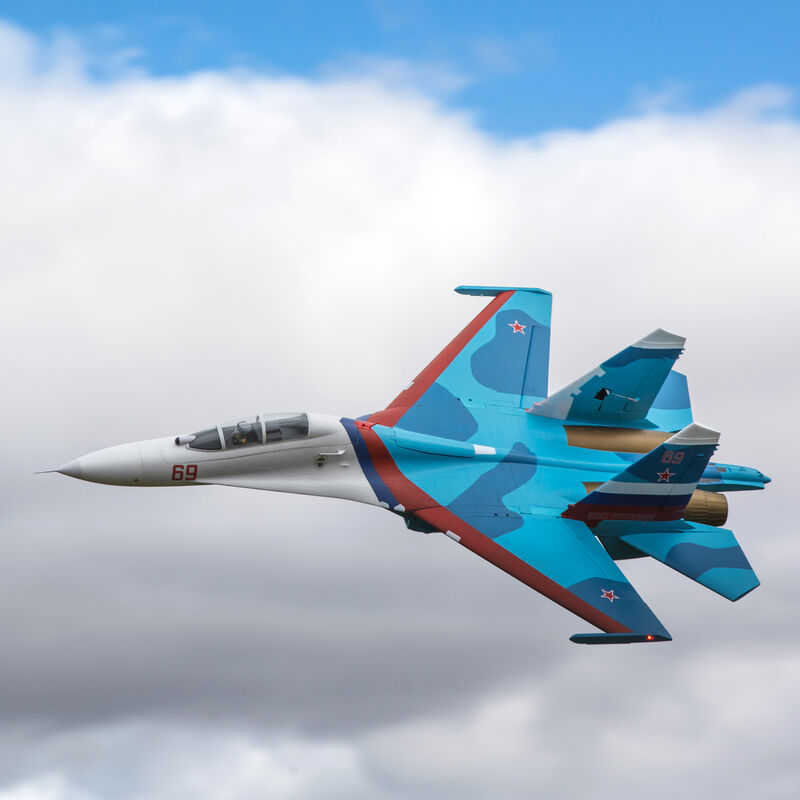E-flite SU-30 Twin 70mm EDF BNF Basic with AS3X and SAFE Select ...