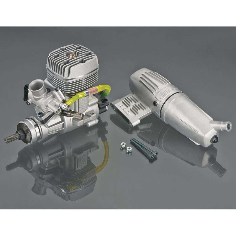 OS Engines GGT10 10cc Gas Glow Ignition 2-Cycle Engine with Muffler ...