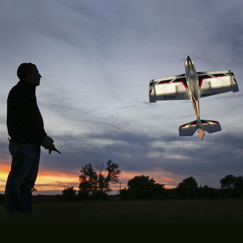 E-flite NIGHT VisionAire 1.1m BNF Basic with SAFE | Horizon Hobby